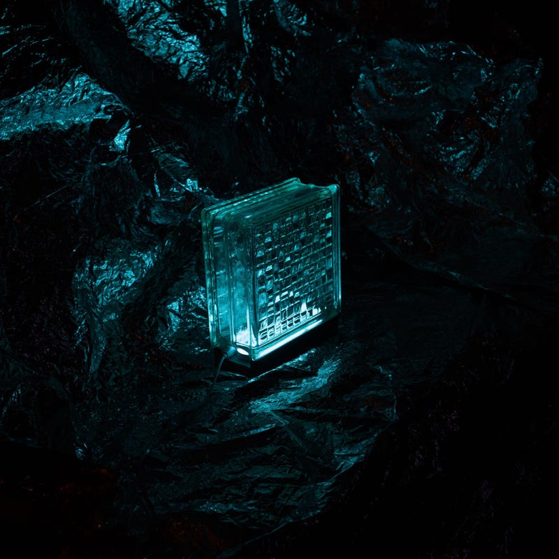 Stained Glass Block Lamp - Etsy Canada