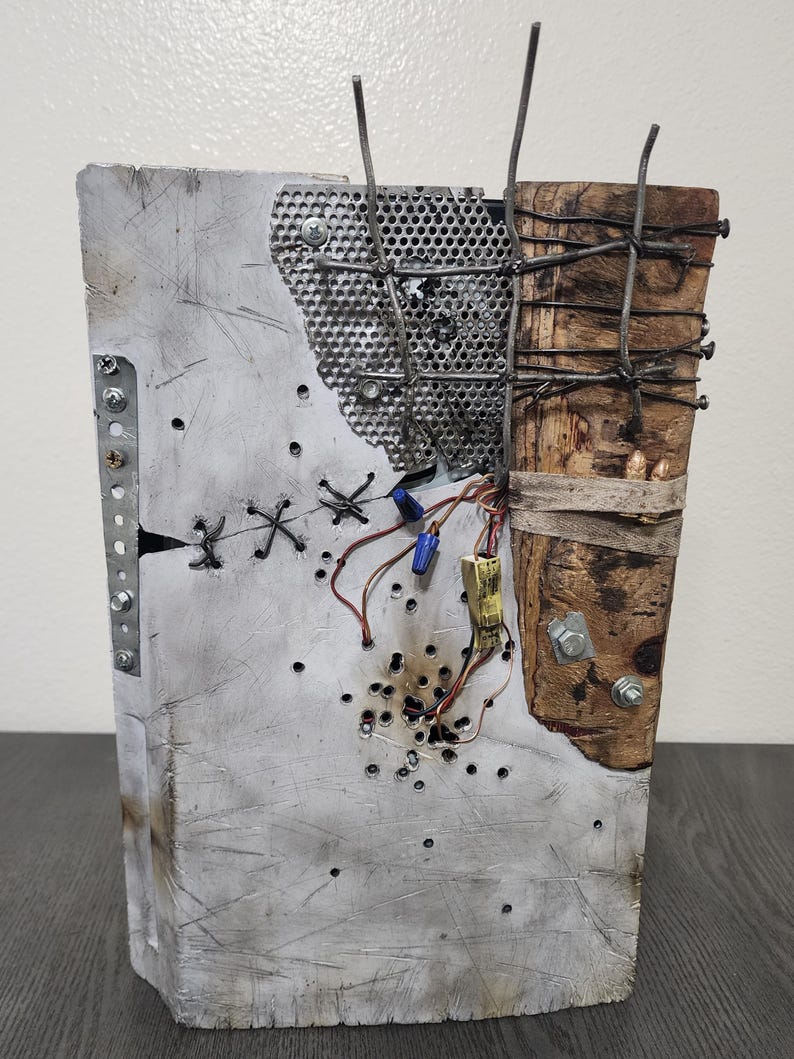 Custom Post-apocalyptic PS5 Cover Plates, Fallout Wasteland Themed ...