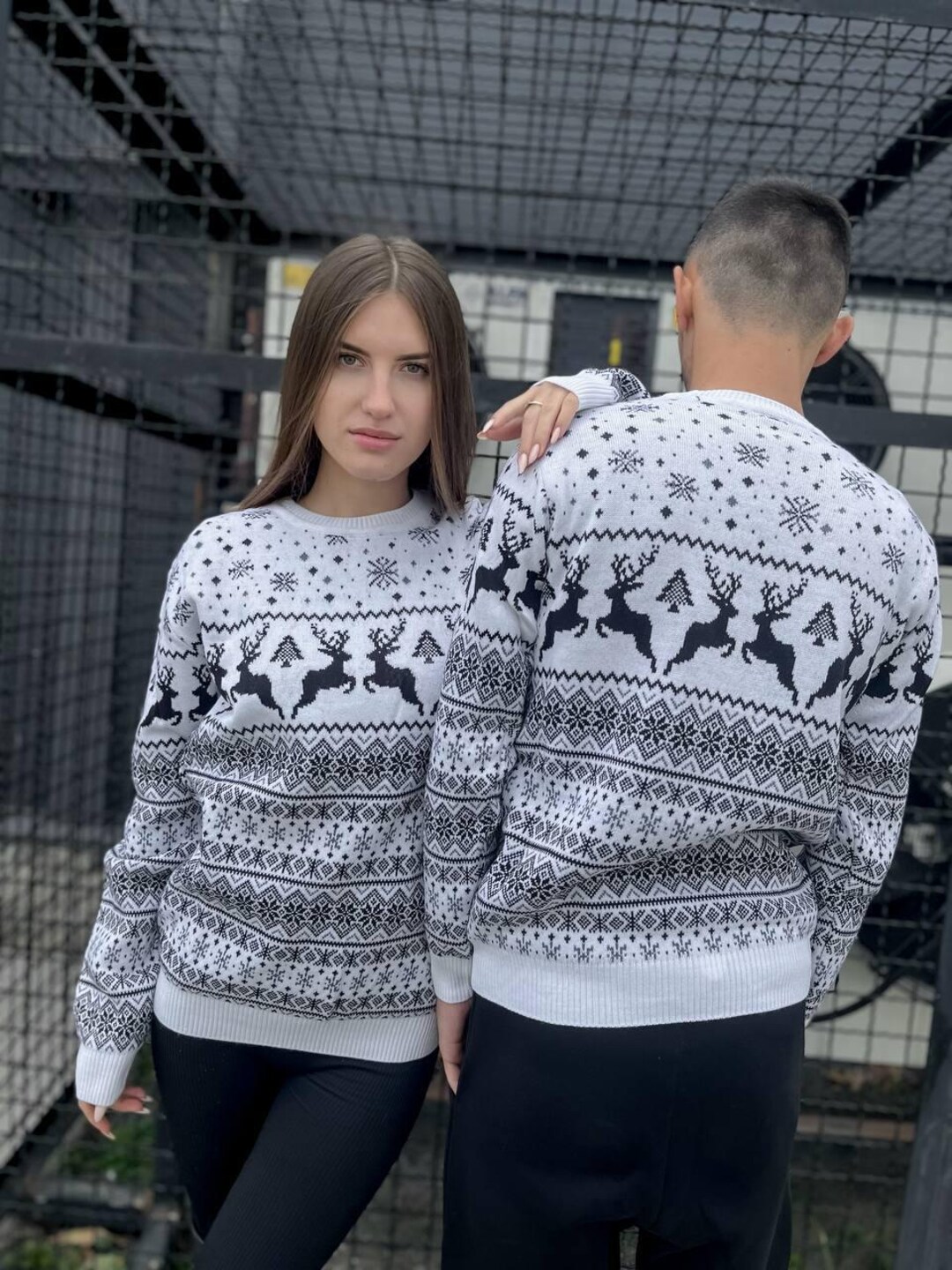 Reindeer Sweater, Winter New Year Sweater, Christmas Sweaters, New Year ...
