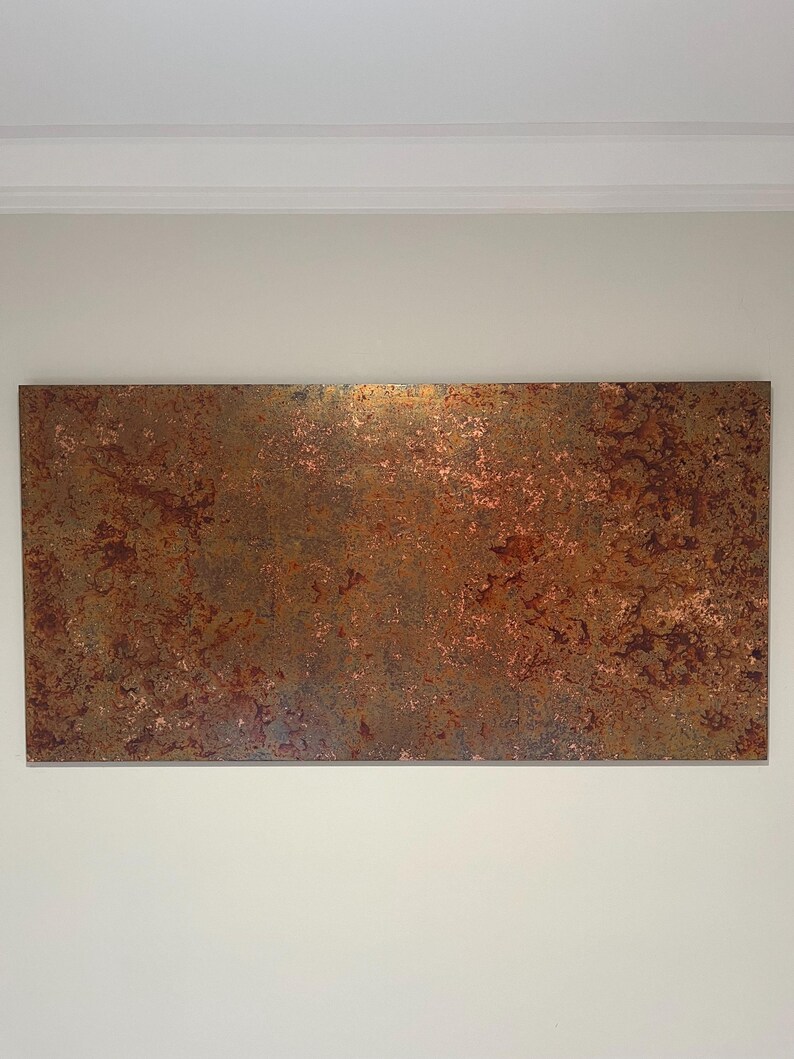 Copper Leaf Hot Patina (acid Wash) Wall Art - Etsy
