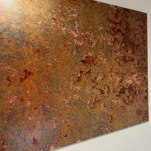 Copper Leaf Hot Patina (acid Wash) Wall Art - Etsy