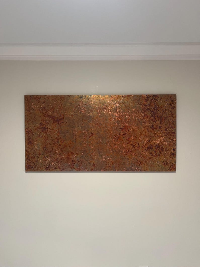 Copper Leaf Hot Patina (acid Wash) Wall Art - Etsy