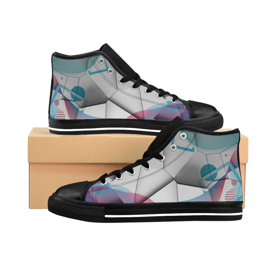 Colorful Designed Men's Shoes,colorful Cut and Fun Men's Sneakers Shoes ...