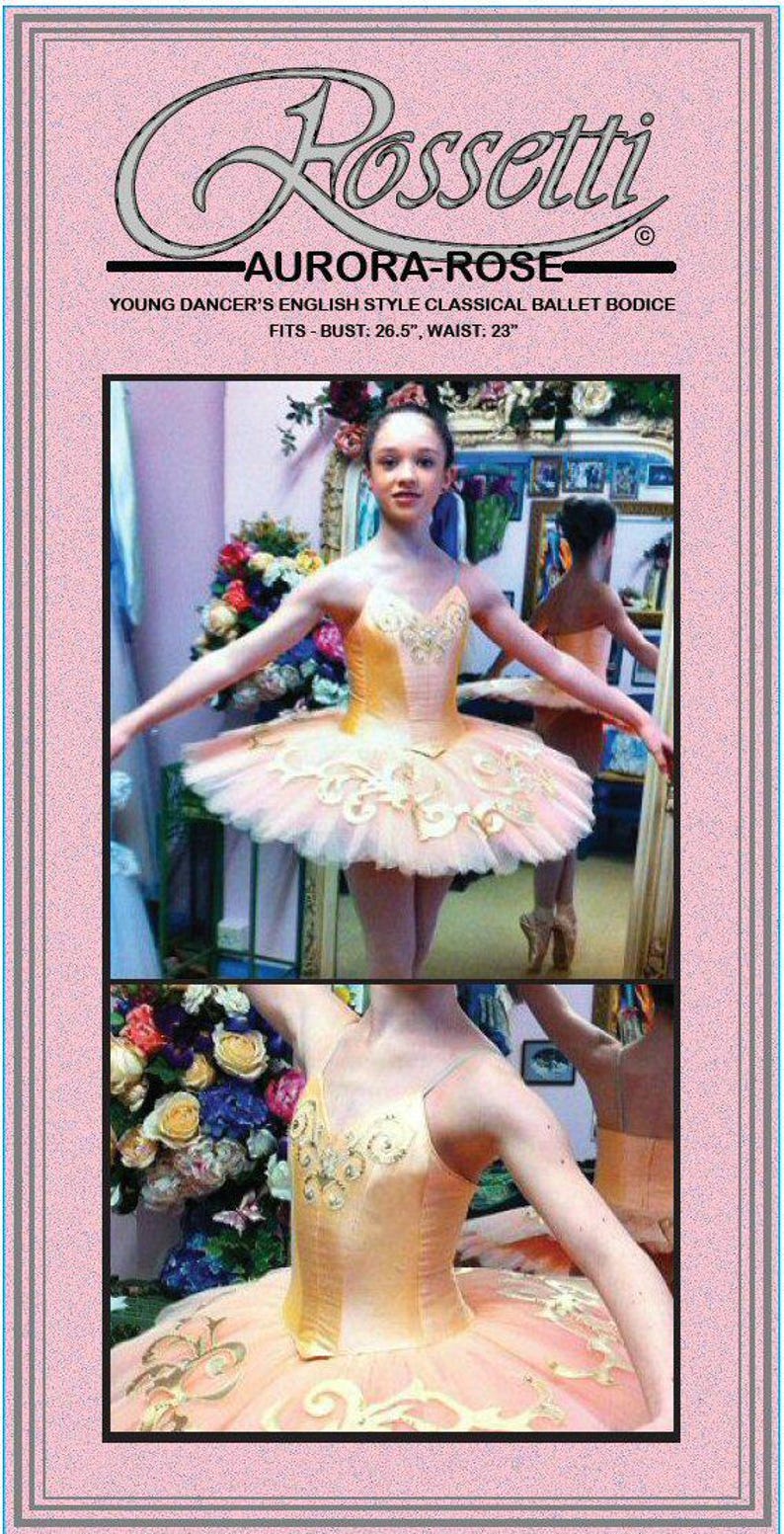 Downloadable Classical Tutu Pattern. Includes Bodice, Hip-basque, Pants ...