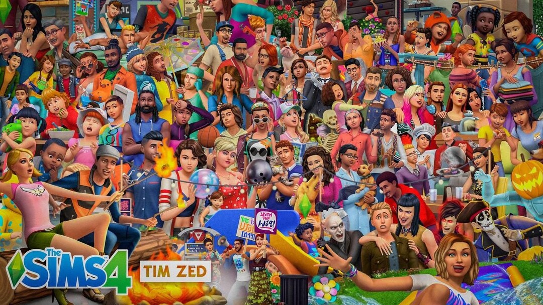 The Sims 4 Complete Collection 84 Dlc PC Download Expansion Packs,kits ...