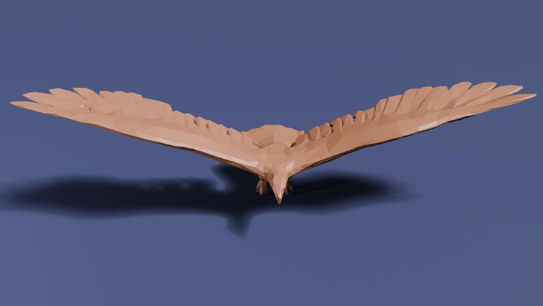 Low Poly Eagle 3D STL File Decorative 3D Print Ideas, Digital File - Etsy