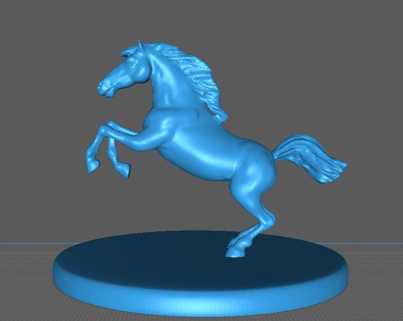 Rearing Horse 3D Model - Animal 3D Model - Horse STL File for 3D ...