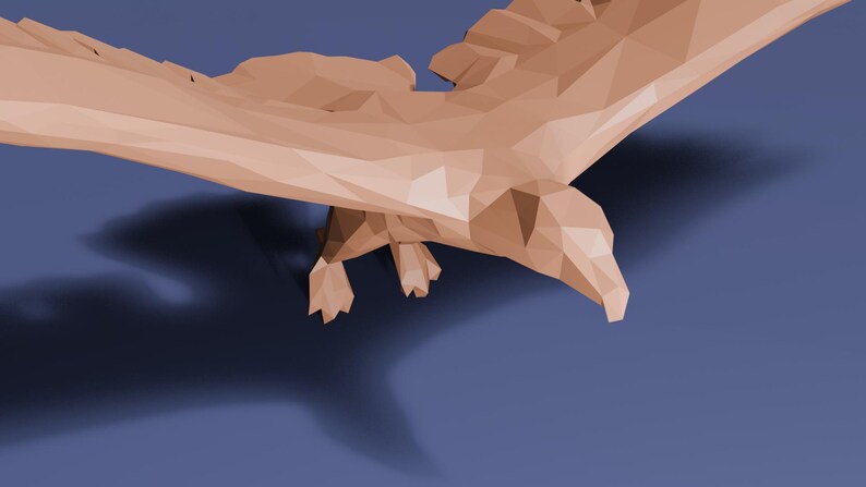 Low Poly Eagle 3D STL File Decorative 3D Print Ideas, Digital File - Etsy