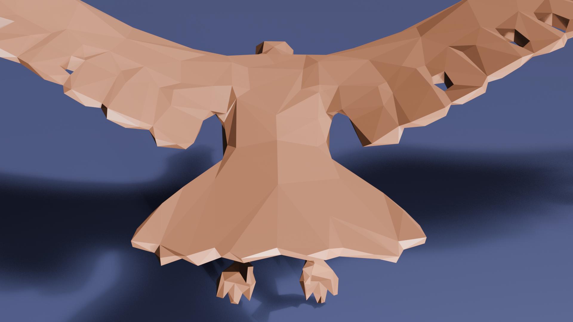 Low Poly Eagle 3D STL File Decorative 3D Print Ideas, Digital File - Etsy