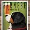 FREE CUSTOMIZATION Bernese Berner Mountain Dog Brewing Company Beer ...