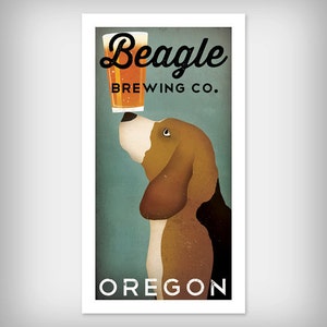FREE Custom Personalized BEAGLE Beer Wine Coffee Tea Cellars Brewing ...