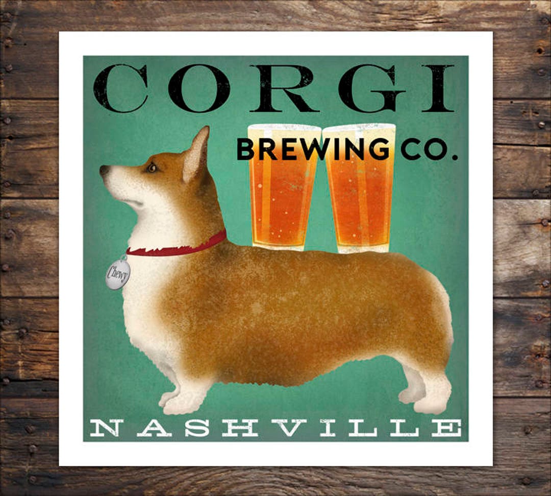 FREE CUSTOMIZATION Corgi Dog Pembroke Welsh Corgi Wine Coffee Martini ...