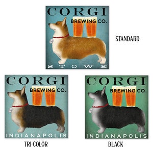FREE CUSTOMIZATION Corgi Dog Pembroke Welsh Corgi Wine Coffee Martini ...