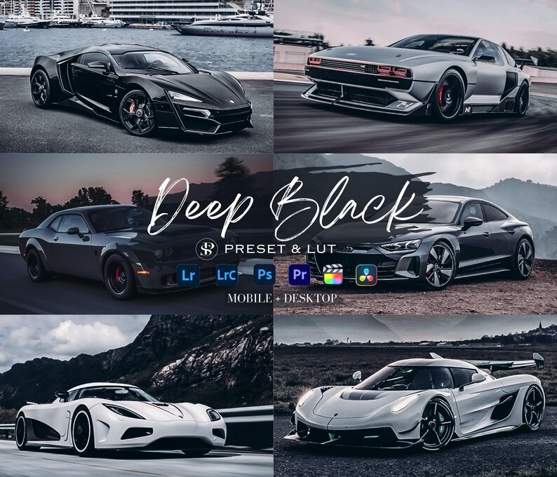 40 All in One PRESET & Luts Deep Black - Etsy