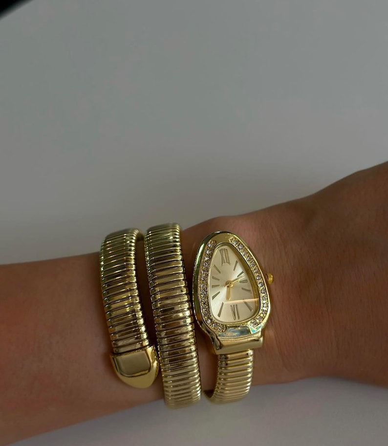 Luxury Snake Wristwatch, Snake Watch, Women Watches, Snake Watch, Gifts ...