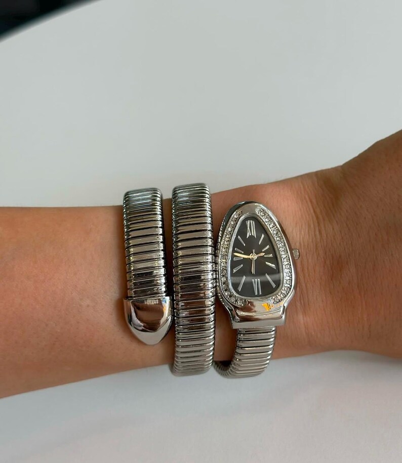 Luxury Snake Wristwatch, Snake Watch, Women Watches, Snake Watch, Gifts ...