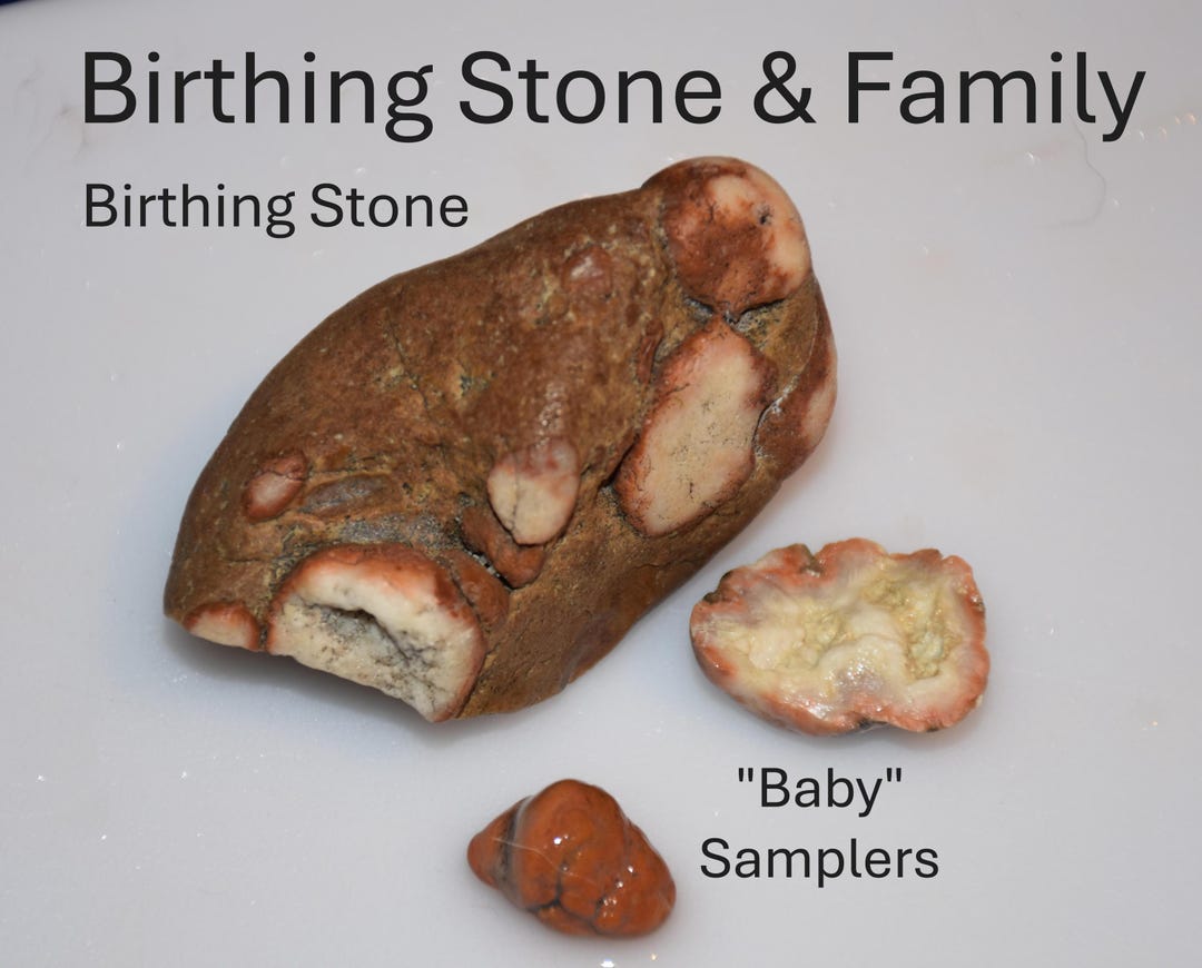 Bubblegum Agate Birthingstone Sets - for Moms Who Love Rocks! - Etsy