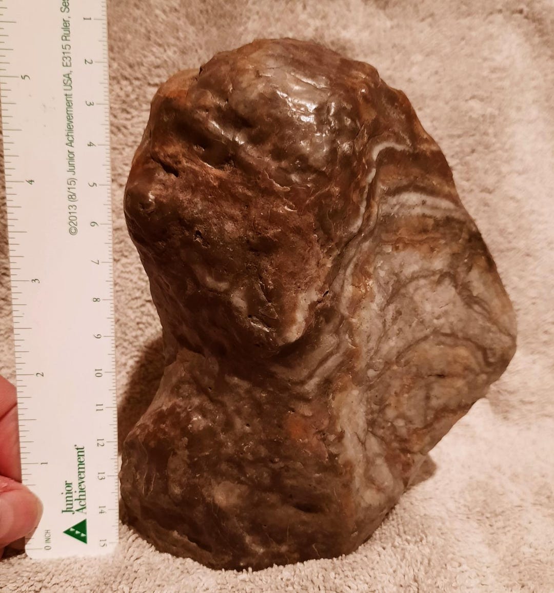 Naturally Polished Grey Hued Prairie Agate - Freestanding (cut ...