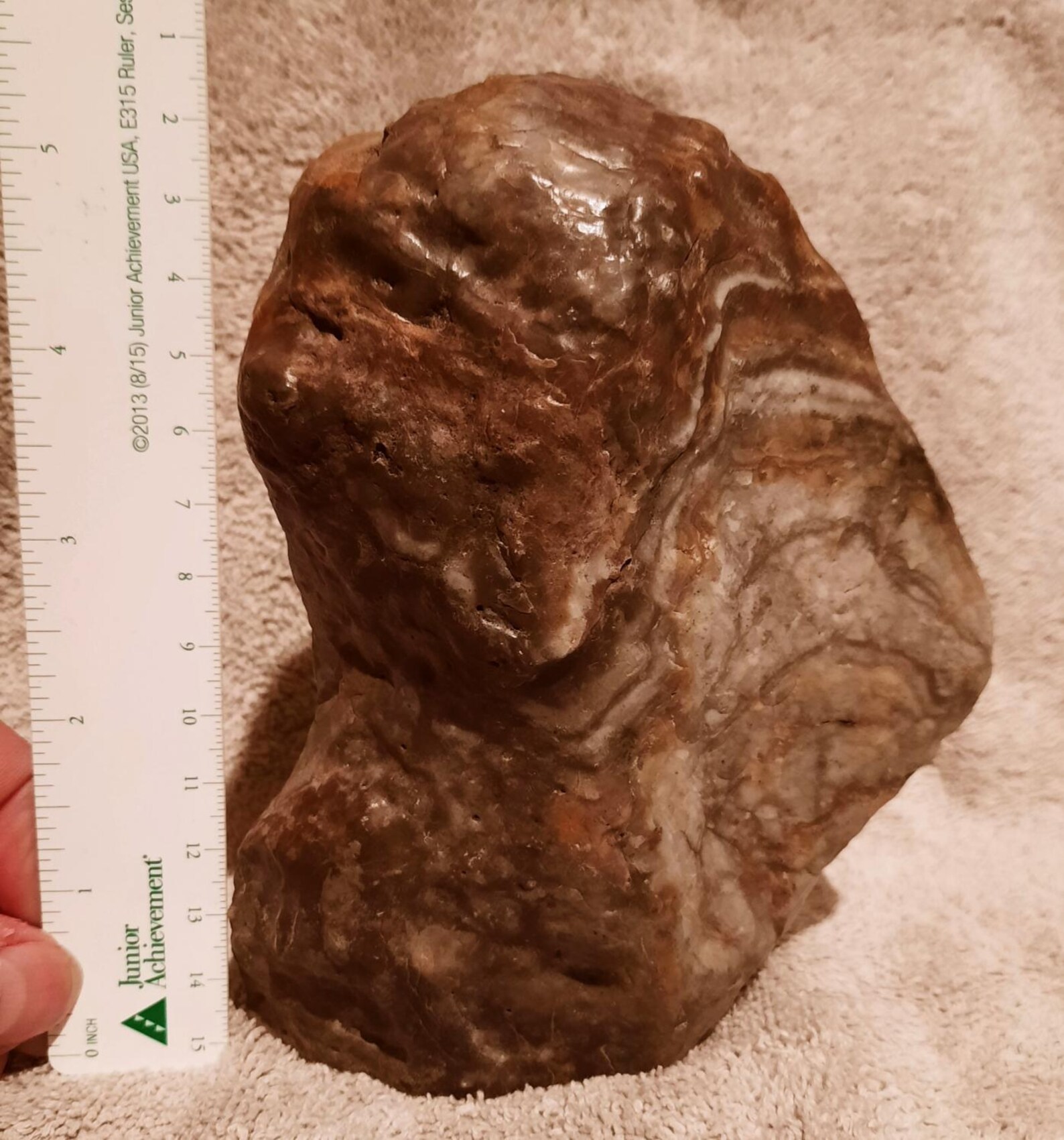 Naturally Polished Grey Hued Prairie Agate - Freestanding (cut ...