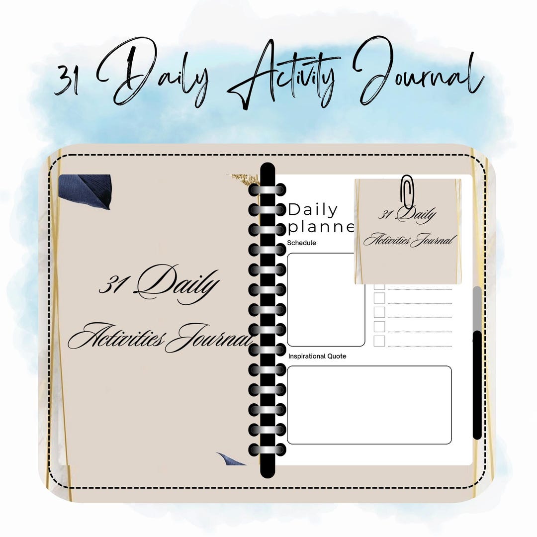 Daily Journal, Productivity Planner, Task Management, Inspirational ...