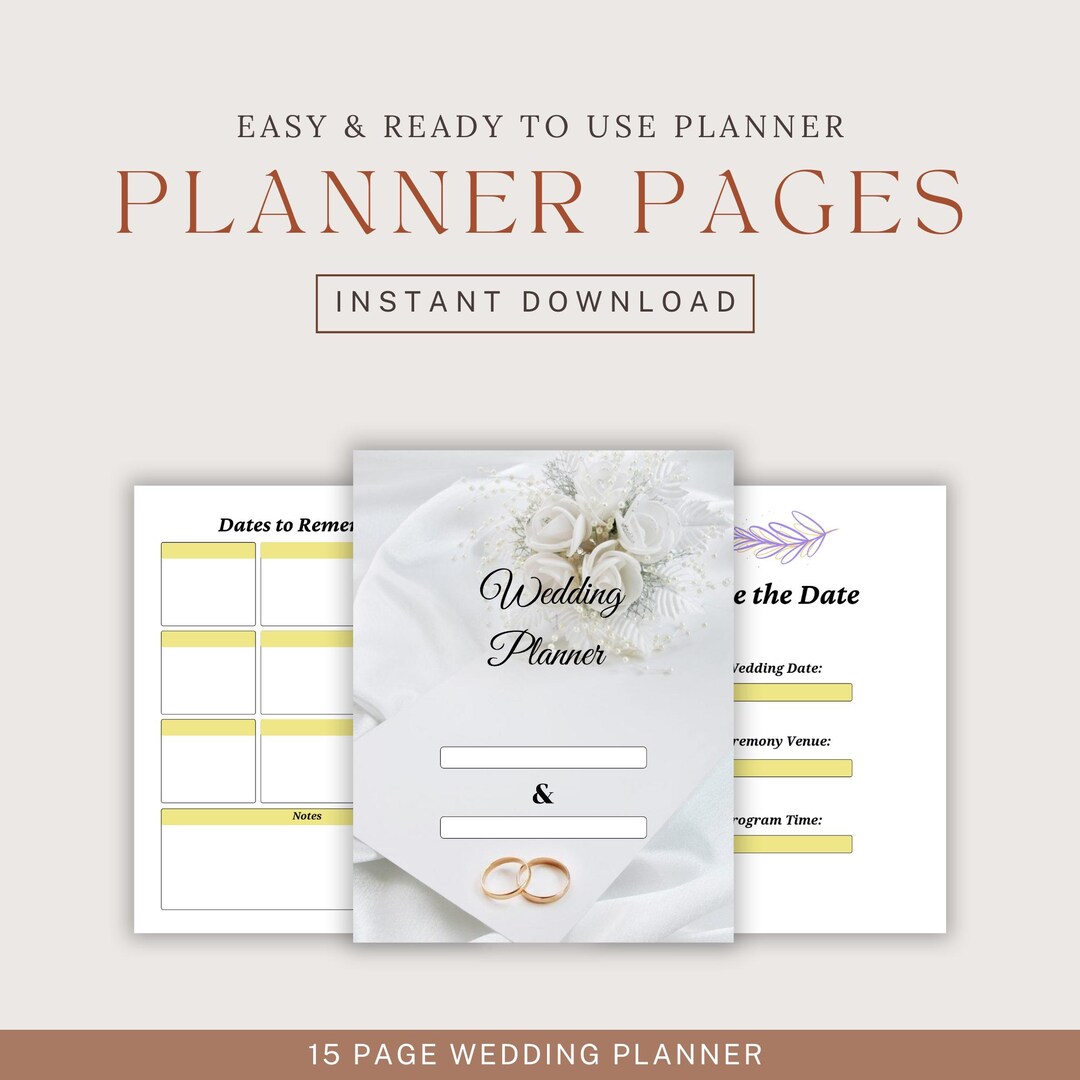 Digital Wedding Planner, Wedding Organizer, Wedding Planning, Guest ...