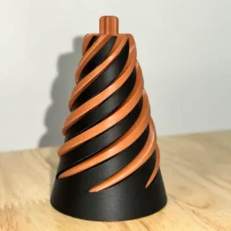 3d Printed Spiral Cone - Etsy