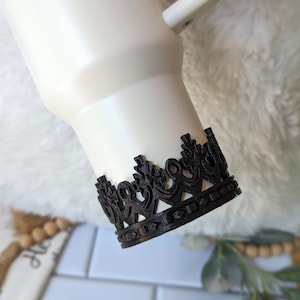 Crown Boot for Tumbler, Queen Princess Crown for Tumbler, Tumbler Boot ...