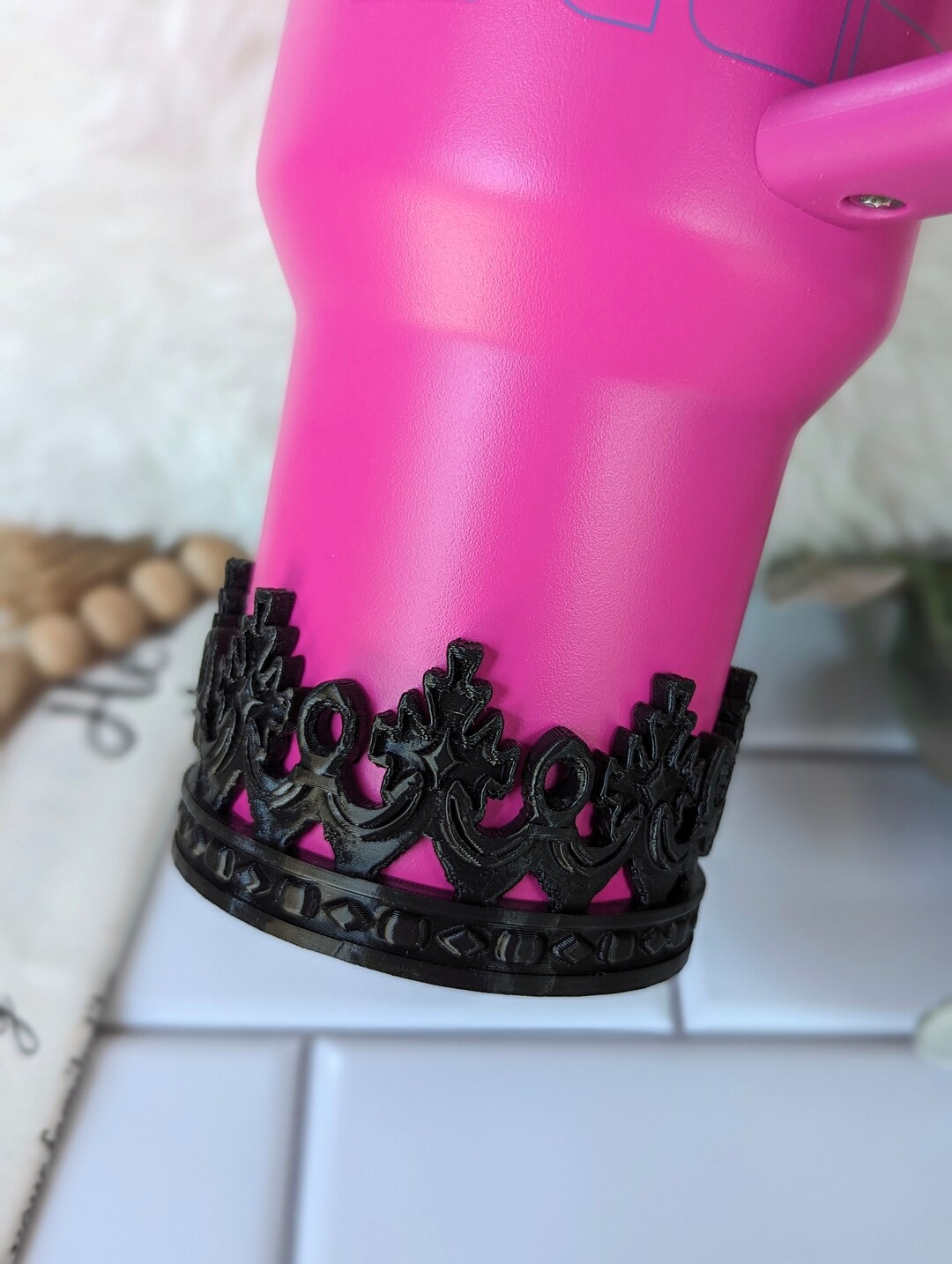 Crown Boot for Tumbler, Queen Princess Crown for Tumbler, Tumbler Boot ...