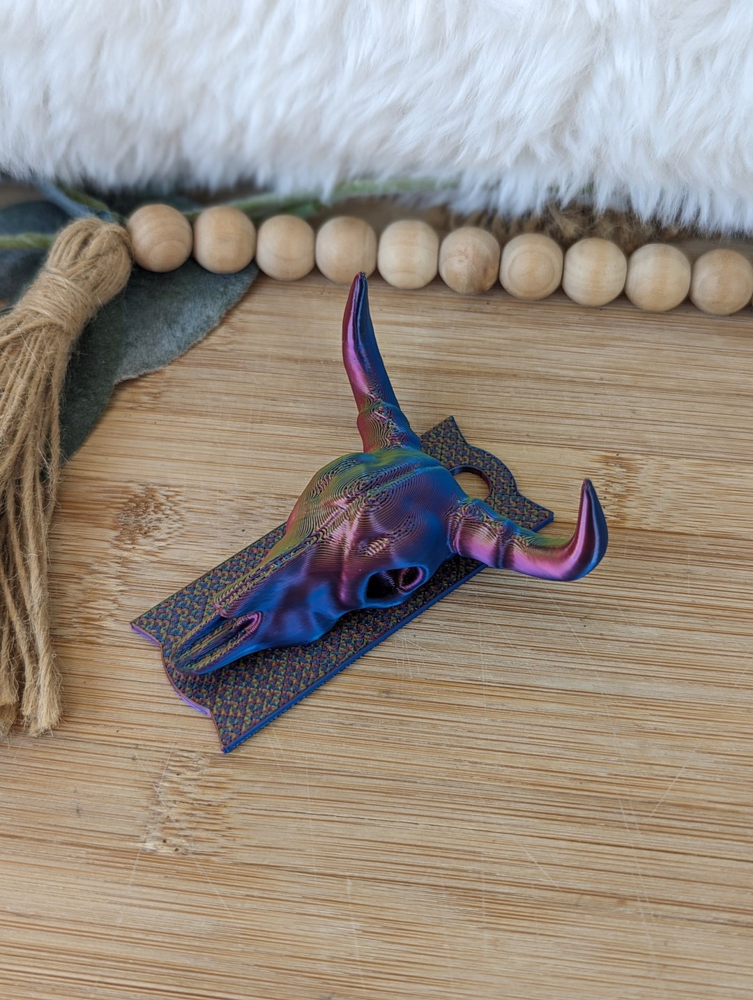 Color Changing Effect Western Bull Skull Stanley Tumbler Lid Topper ...