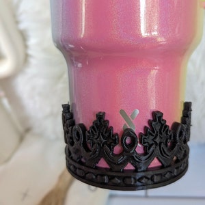 Crown Boot for Tumbler, Queen Princess Crown for Tumbler, Tumbler Boot ...