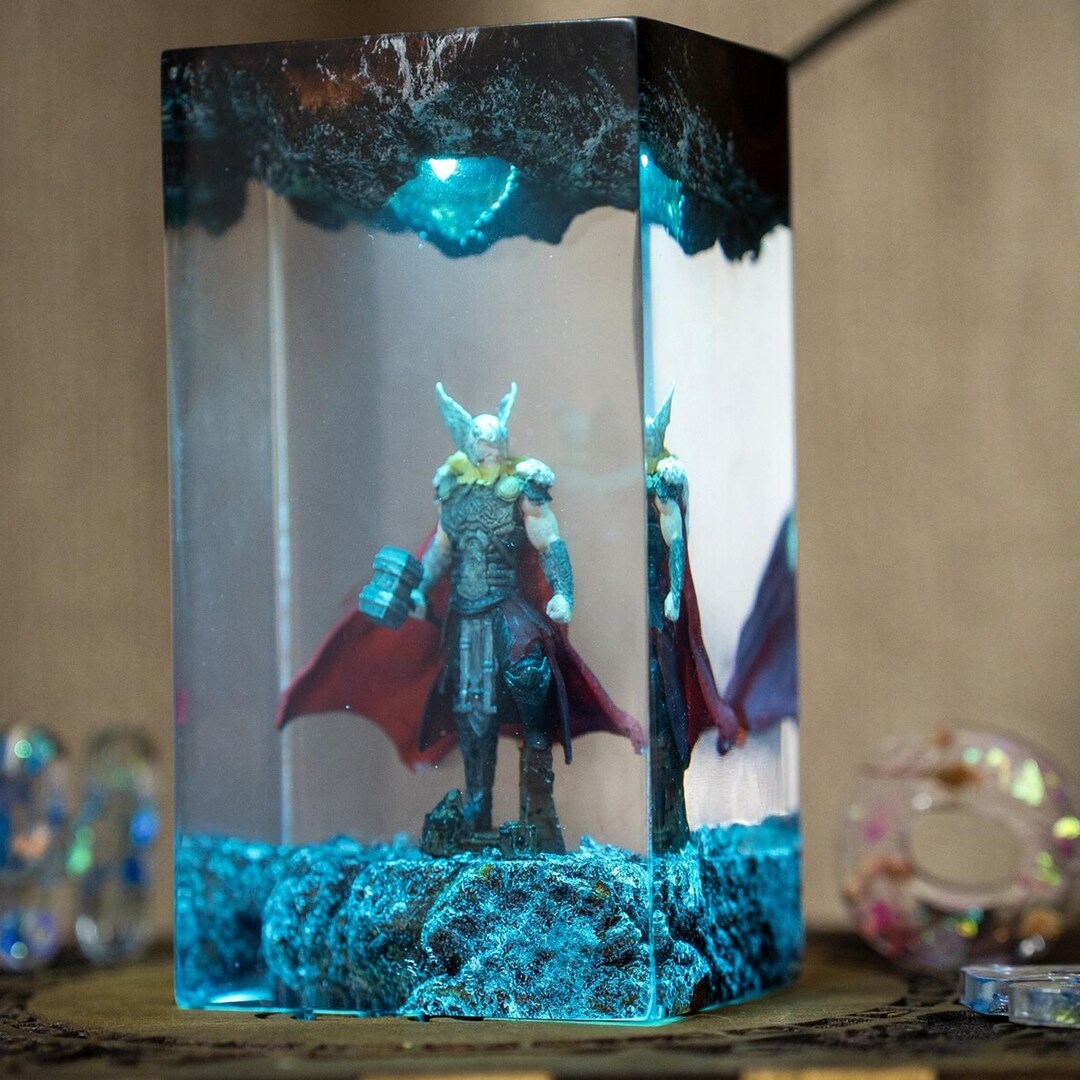Vikings Resin Night Light Viking Shadow, Resin Night Light, Custom ...