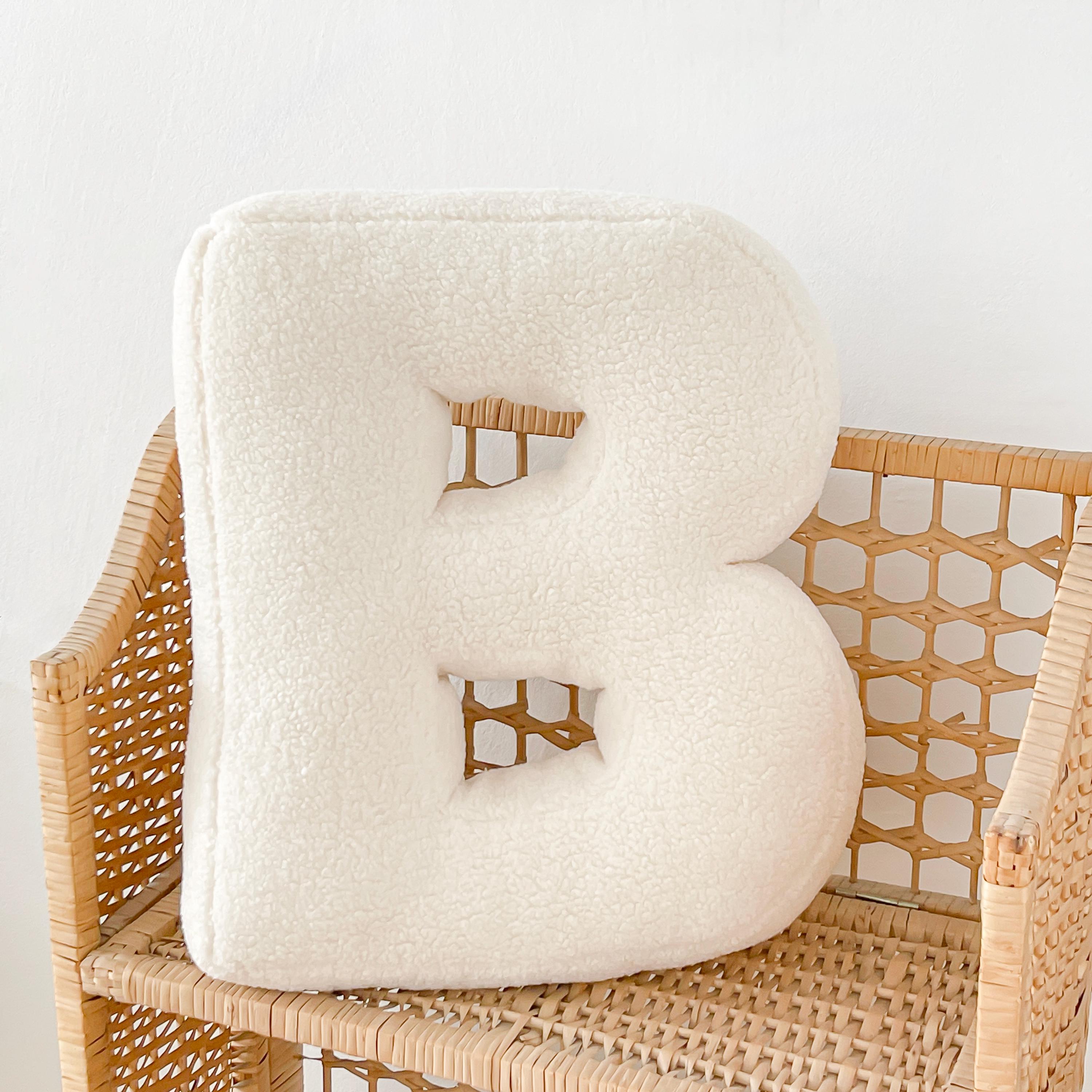 Handmade Letter Pillow Personalized, Custom Monogram Throw Pillow ...
