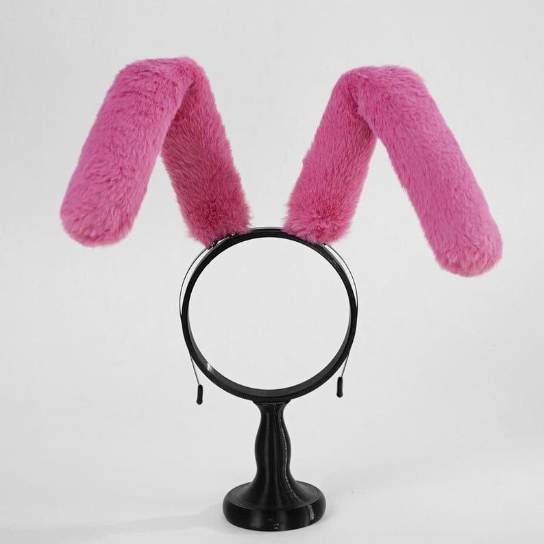 Bunny Ears Headband and Tail Set, Evil Jax Cosplay Accessory, Therian ...