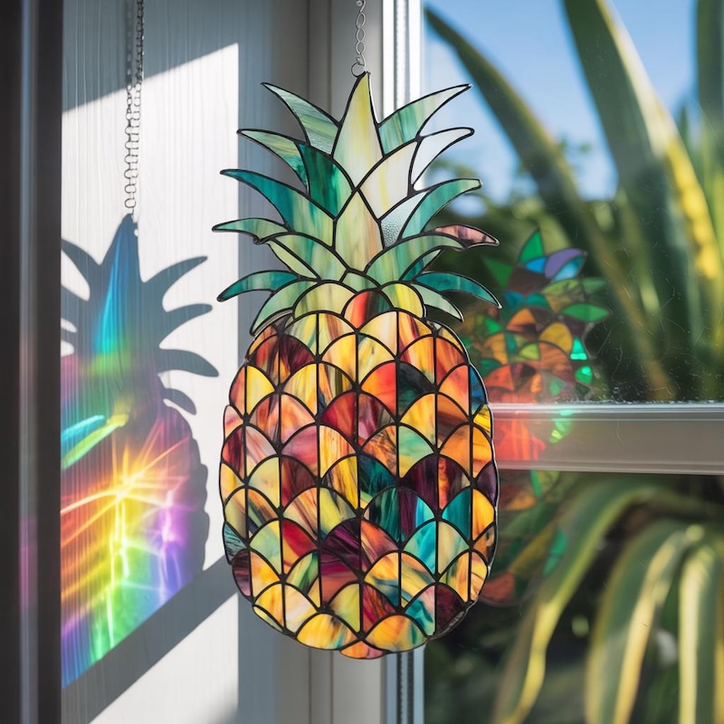 Glass Pineapple - Etsy