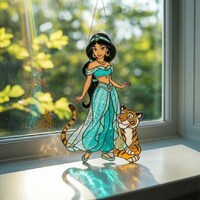 Aladdin Cake Topper: Princess Jasmine Party Decor - Etsy