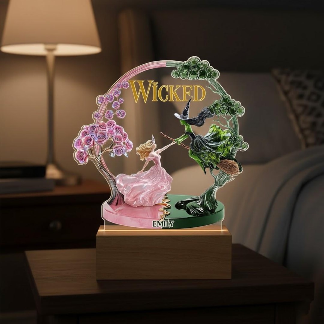 Personalized Wicked Fantasy LED Night Light, Gift for Movie Fans - Etsy