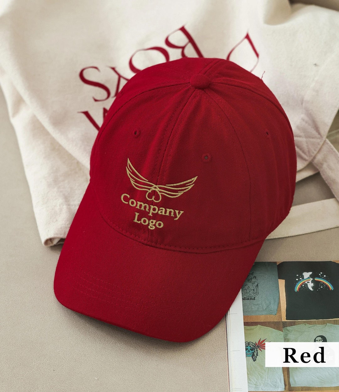 Personalized Logo Hat, Custom Embroidered Cap, Brand Logo Cap, Business ...