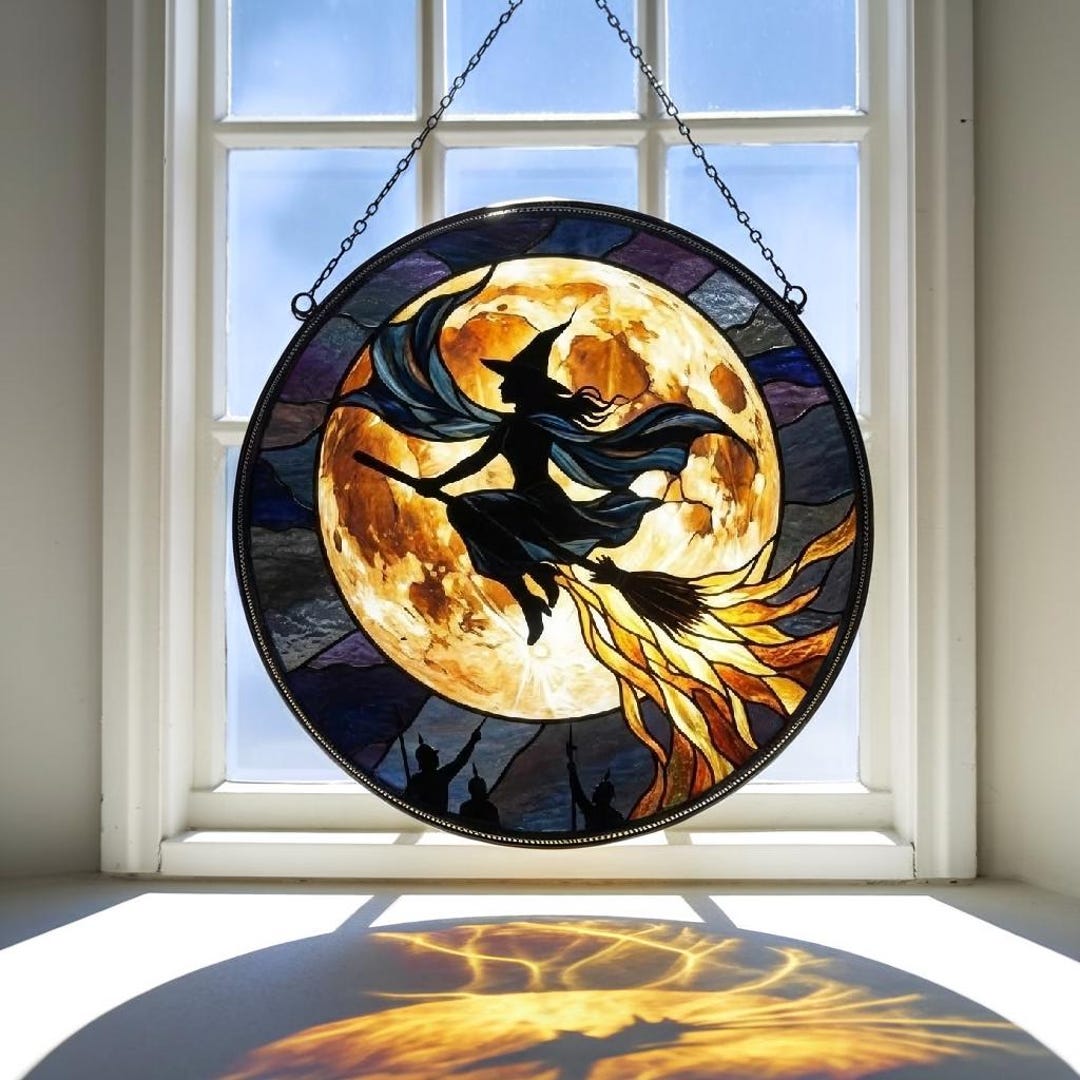 Elphaba Wicked Stained Glass Suncatcher, Broadway Musical Inspired ...
