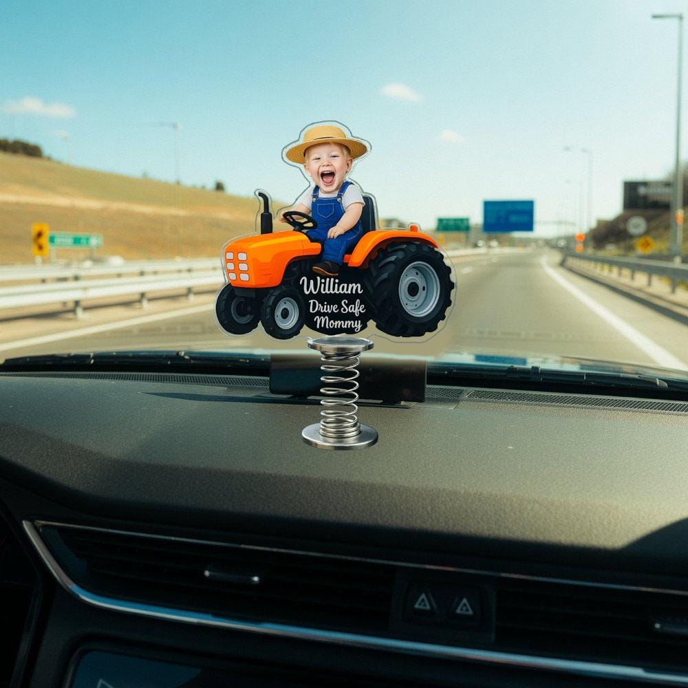 Personalized Car Standee, Custom Photo Baby Car Acrylic Standee, Gift ...