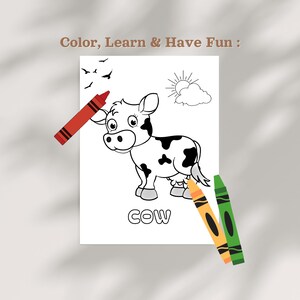Printable Coloring Pages of Farm Animals - 10 Educational Sheets With ...