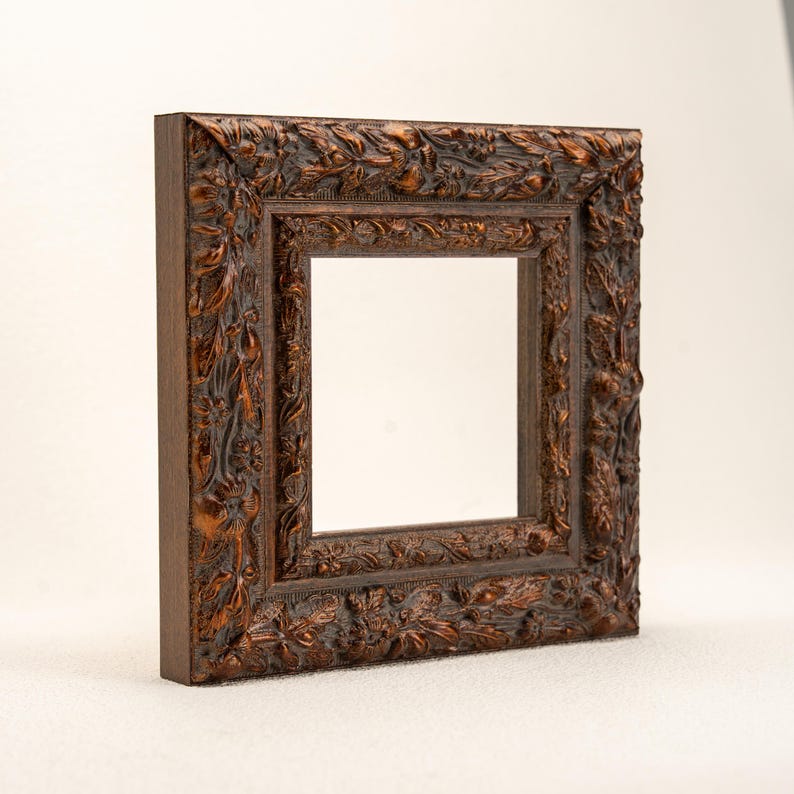 Antique Bronze Ornate Picture Frame, Victorian Baroque Style, Boutique ...