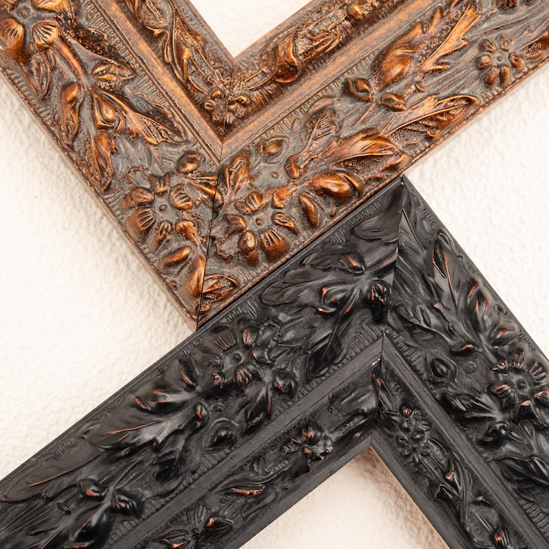 Antique Bronze Ornate Picture Frame, Victorian Baroque Style, Boutique ...