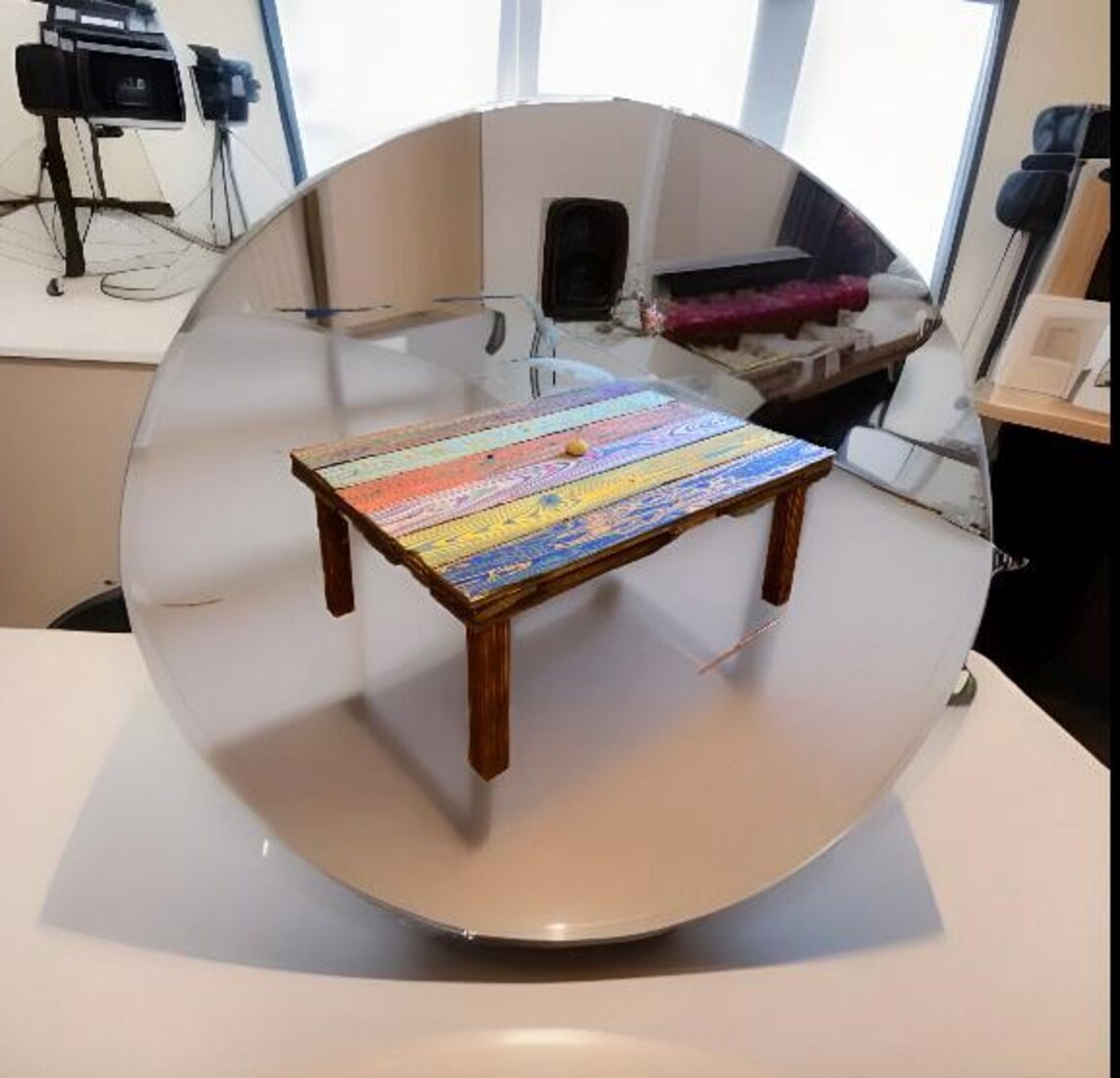 Psychedelic Coffee Table Beautiful Handmade and Hand Painted Bright ...