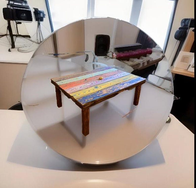 Psychedelic Coffee Table Beautiful Handmade and Hand Painted Bright ...