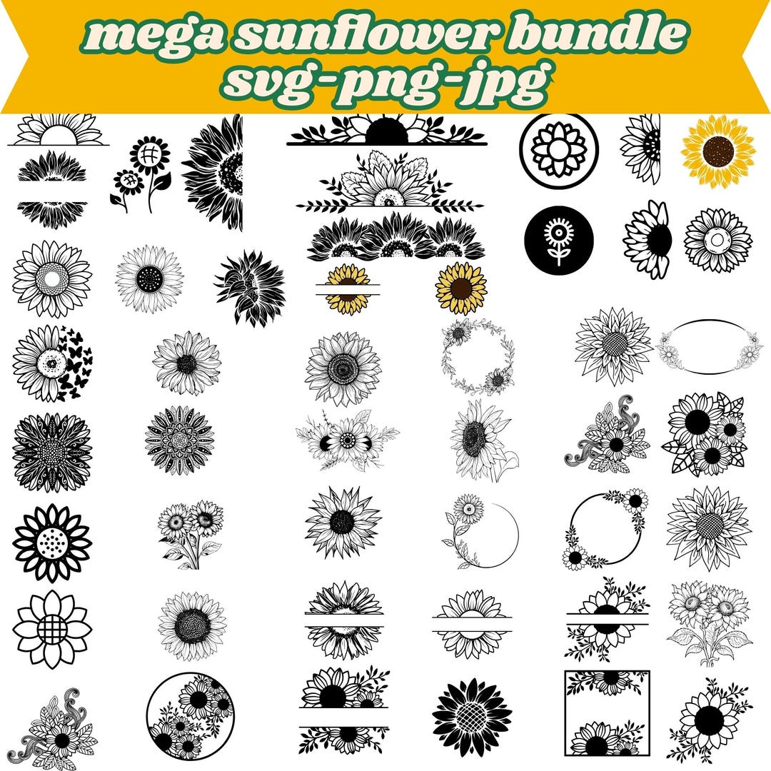 Sunflower Svg, Sunflower Png, Sunflower Girl Svg,love Svg Sunflower ...