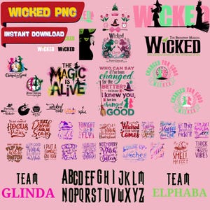 Wicked Alphabet Bundle - Etsy