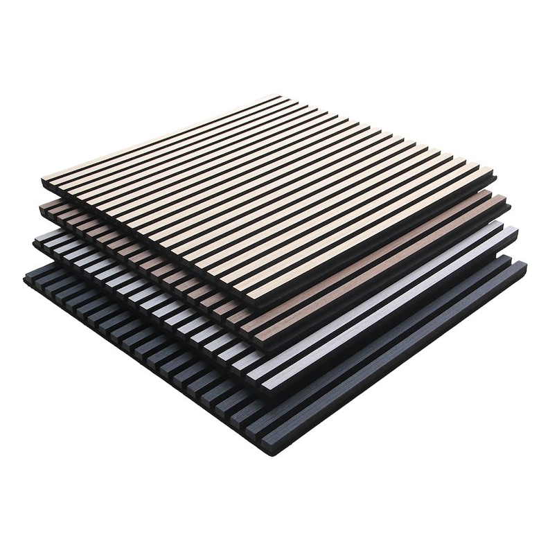 3D Slat Acoustic Wall Panels – Easy DIY Installation, Sound‑absorbing ...