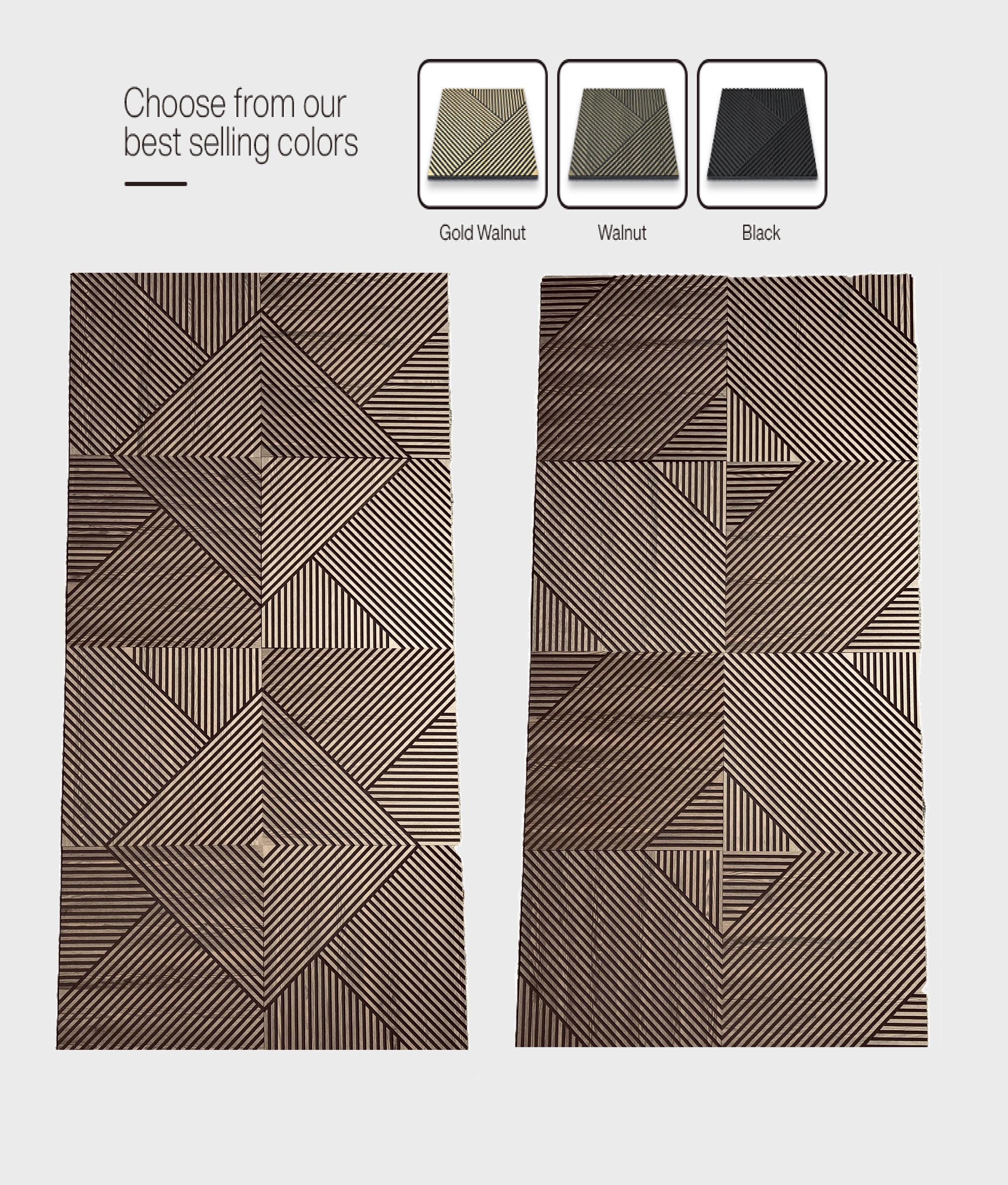 Acoustic 3D Panels Puzzle Panel | Decorative Wall | Wall Design ...