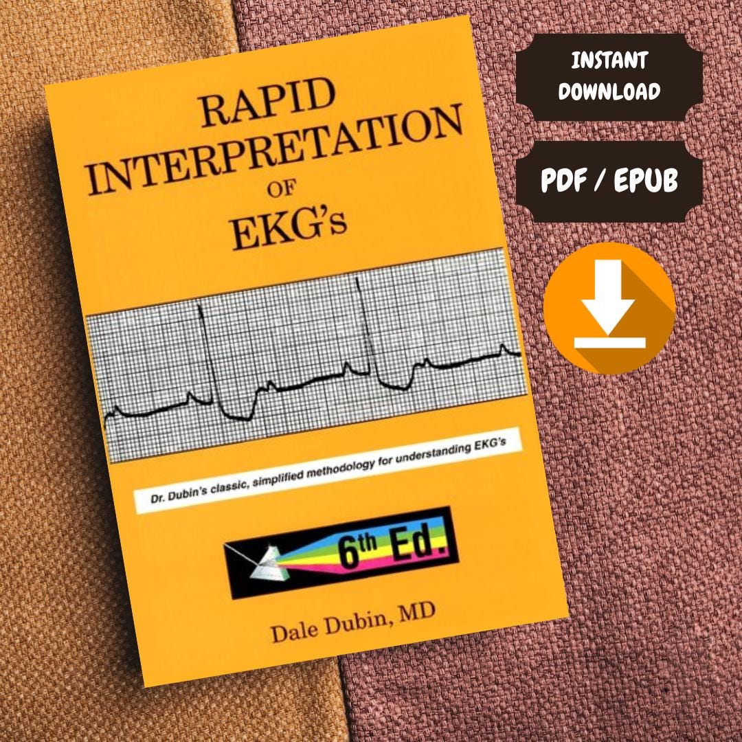 Rapid Interpretation of Ekg's 6th Edition - Etsy
