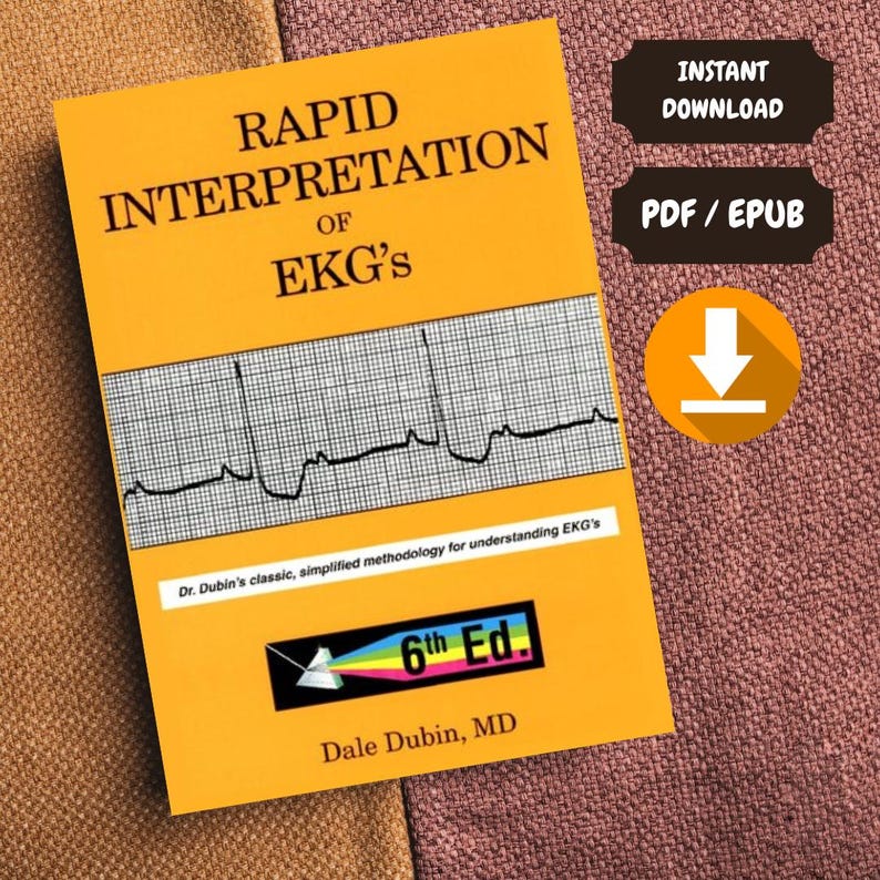 Rapid Interpretation of Ekg's 6th Edition - Etsy